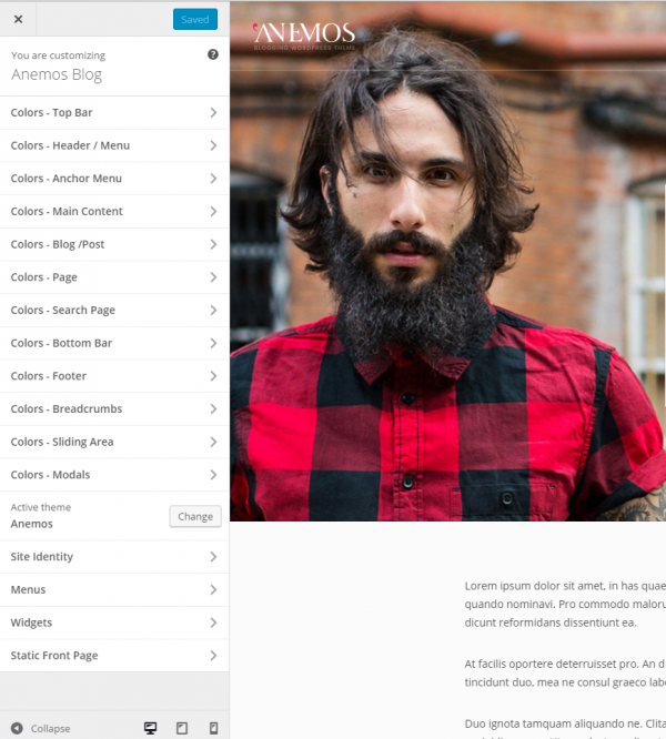How to style your site with Anemos | Anemos Tutorial