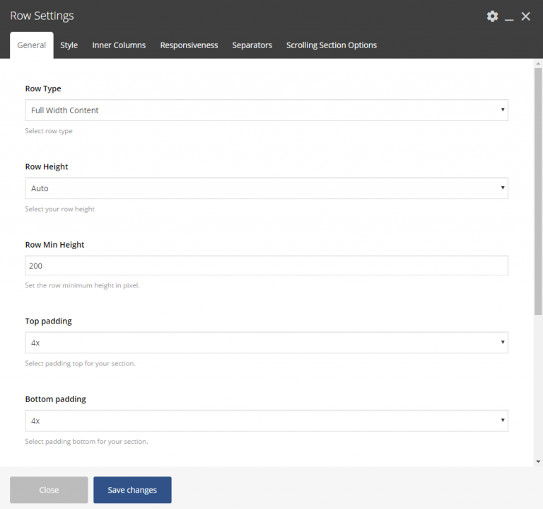 Row/Section Options in Zuperla | Zuperla Tutorial