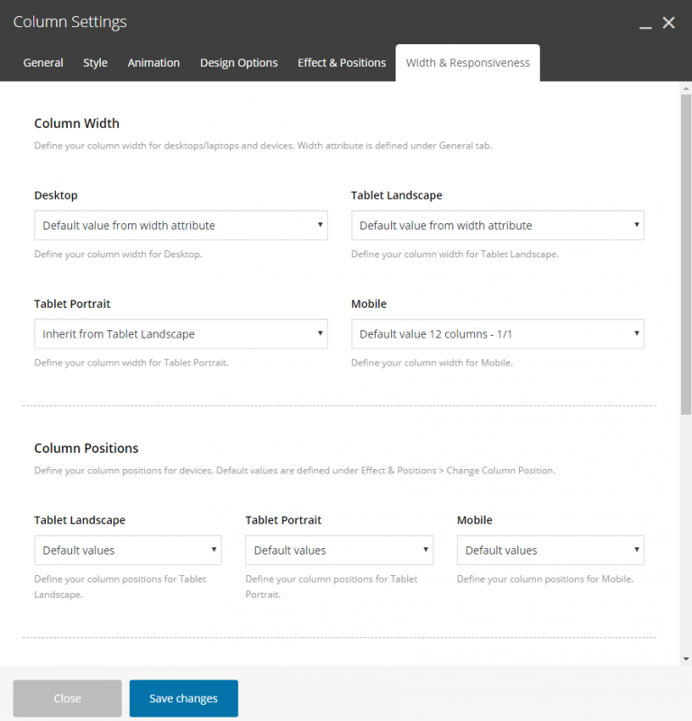 Column Options in Crocal | Crocal Tutorial