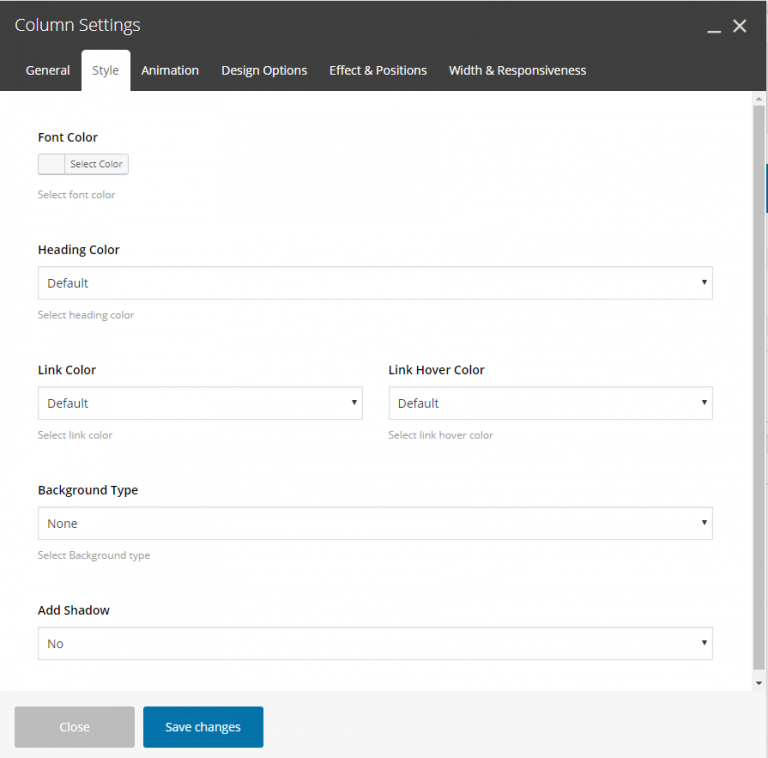 Column Options in Crocal | Crocal Tutorial