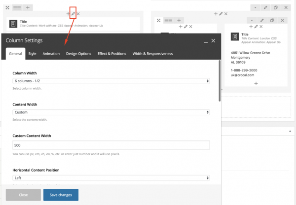 Column Options in Crocal | Crocal Tutorial
