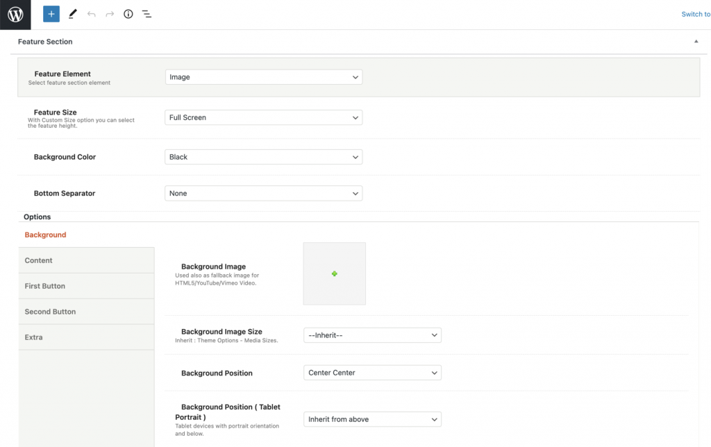 Feature Section Image in WeShop | WeShop Tutorial