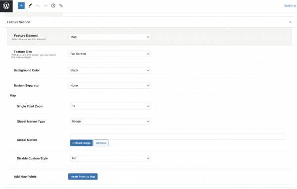 Feature Section Map in WeShop | WeShop Tutorial