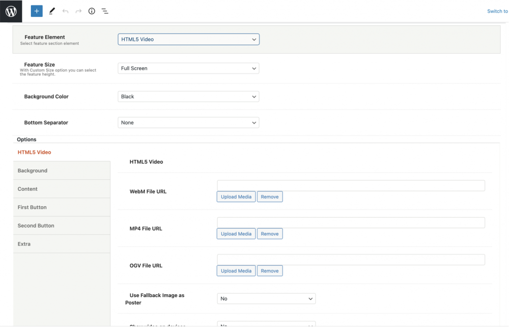Feature Section Video in WeShop | WeShop Tutorial
